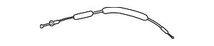 69710-08040 - Lock Cable - 2021-2025 Toyota Sienna | OEM Genuine Toyota Parts