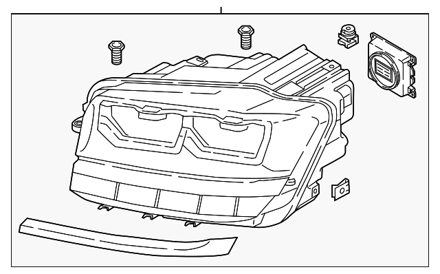 2018-2020 Volkswagen Atlas Composite Assembly 3CN-941-036-B | VW Direct ...