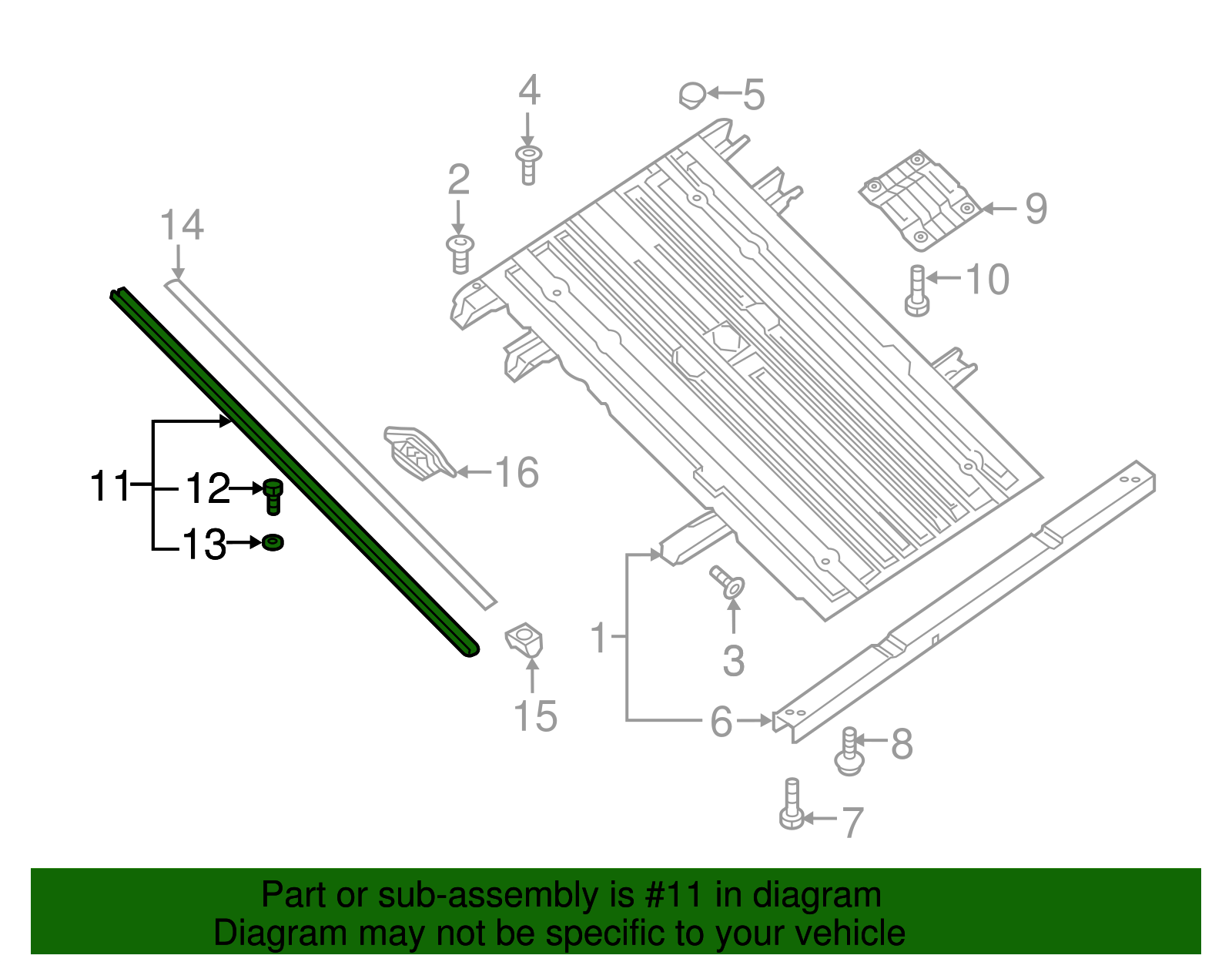2008-2019 Nissan Channel 93502-ZR00A | Nissan Parts Central