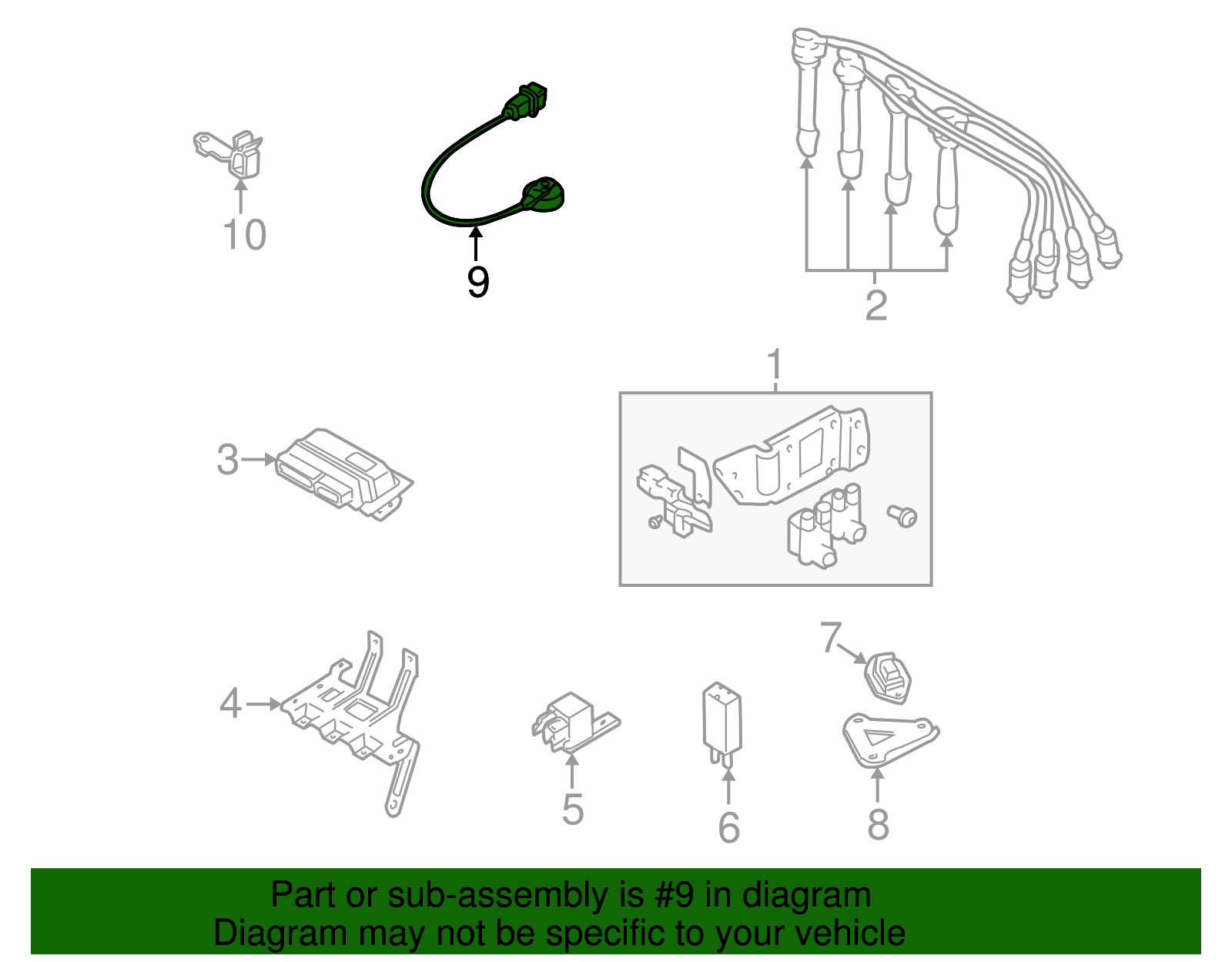 Hyundai - 39180-22600 - Crankshaft Position Sensor - 2000-2011 Hyundai ...