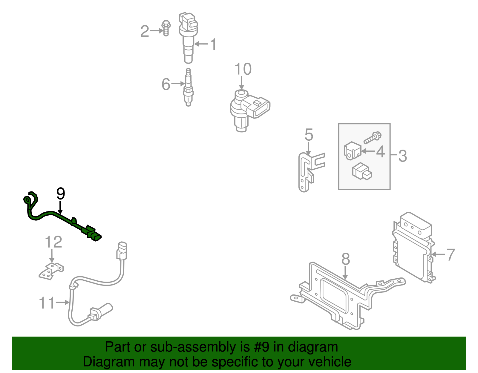 Hyundai - 39250-2B020 - Knock Sensor - 2013-2021 Hyundai | OEM Hyundai ...