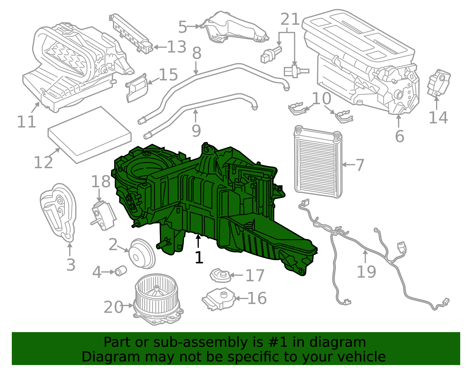 YK-307 - Motorcraft™ Evaporator Assembly 2015-2022 Ford | Ford OEM ...