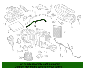 2015-2016 Ford F-150 HVAC Heater Hose FL3Z-18472-F | OEM Parts Online