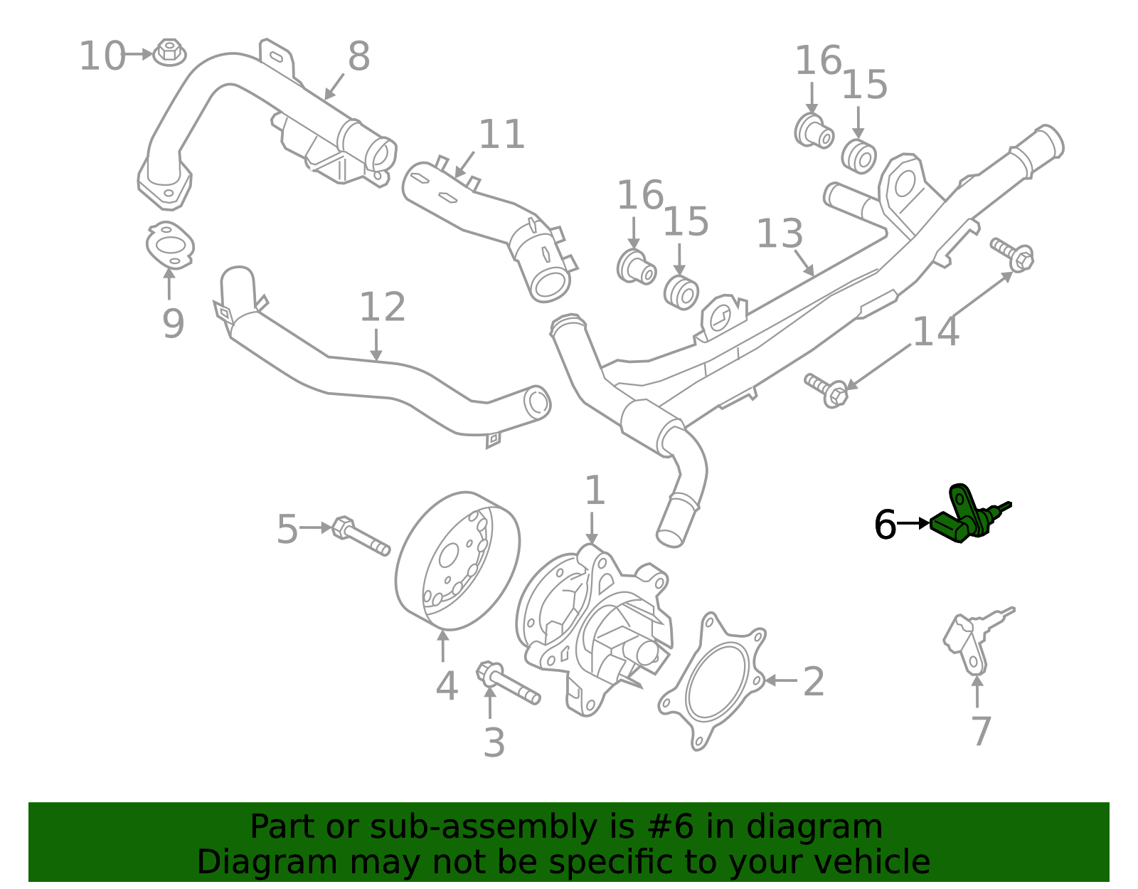 2020-2025 Kia Coolant Temp Sensor 39220-2M425 | TascaParts.com