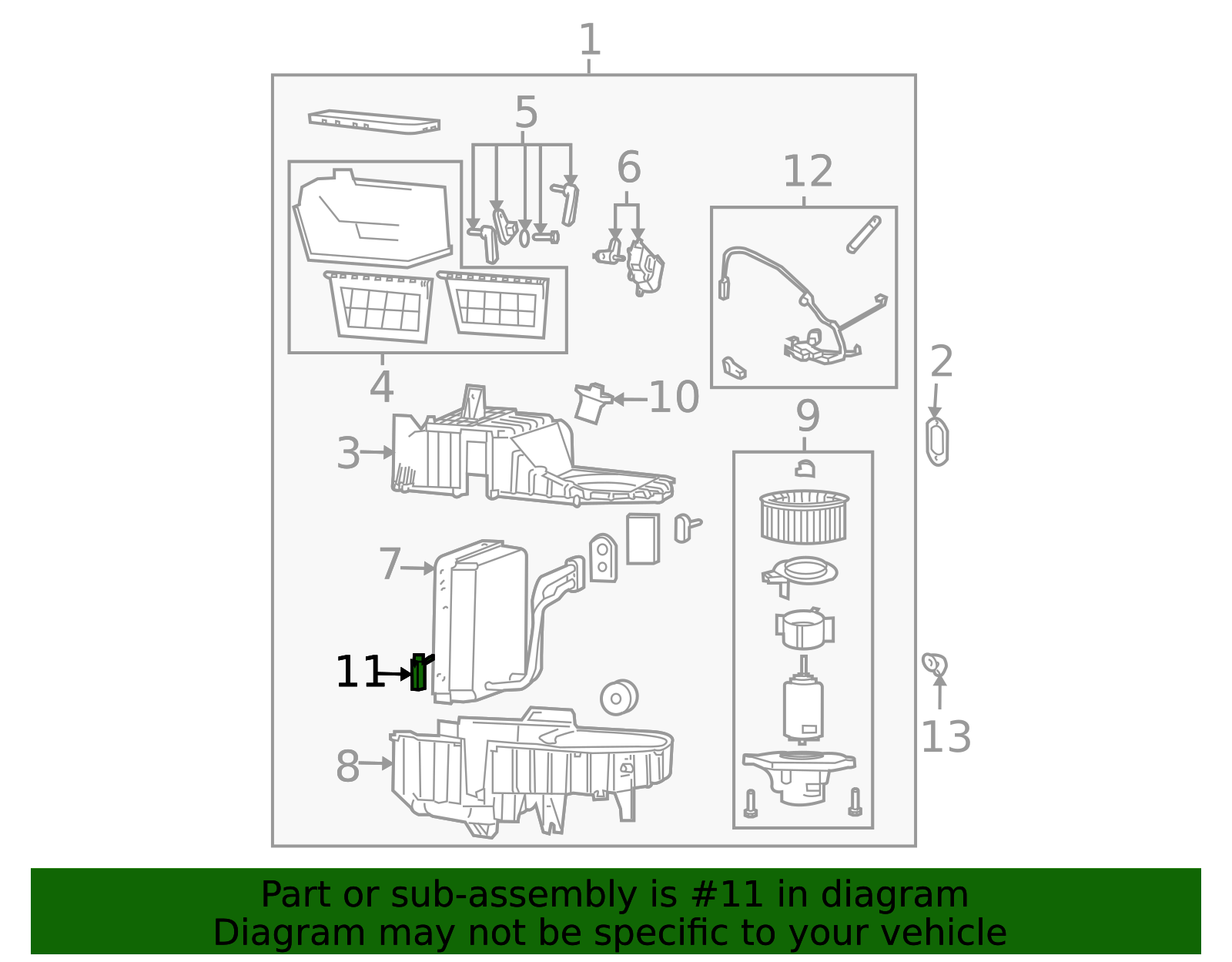2003-2006 Kia Sorento | Thermistor | 97614-3E400 | Kia Auto Parts