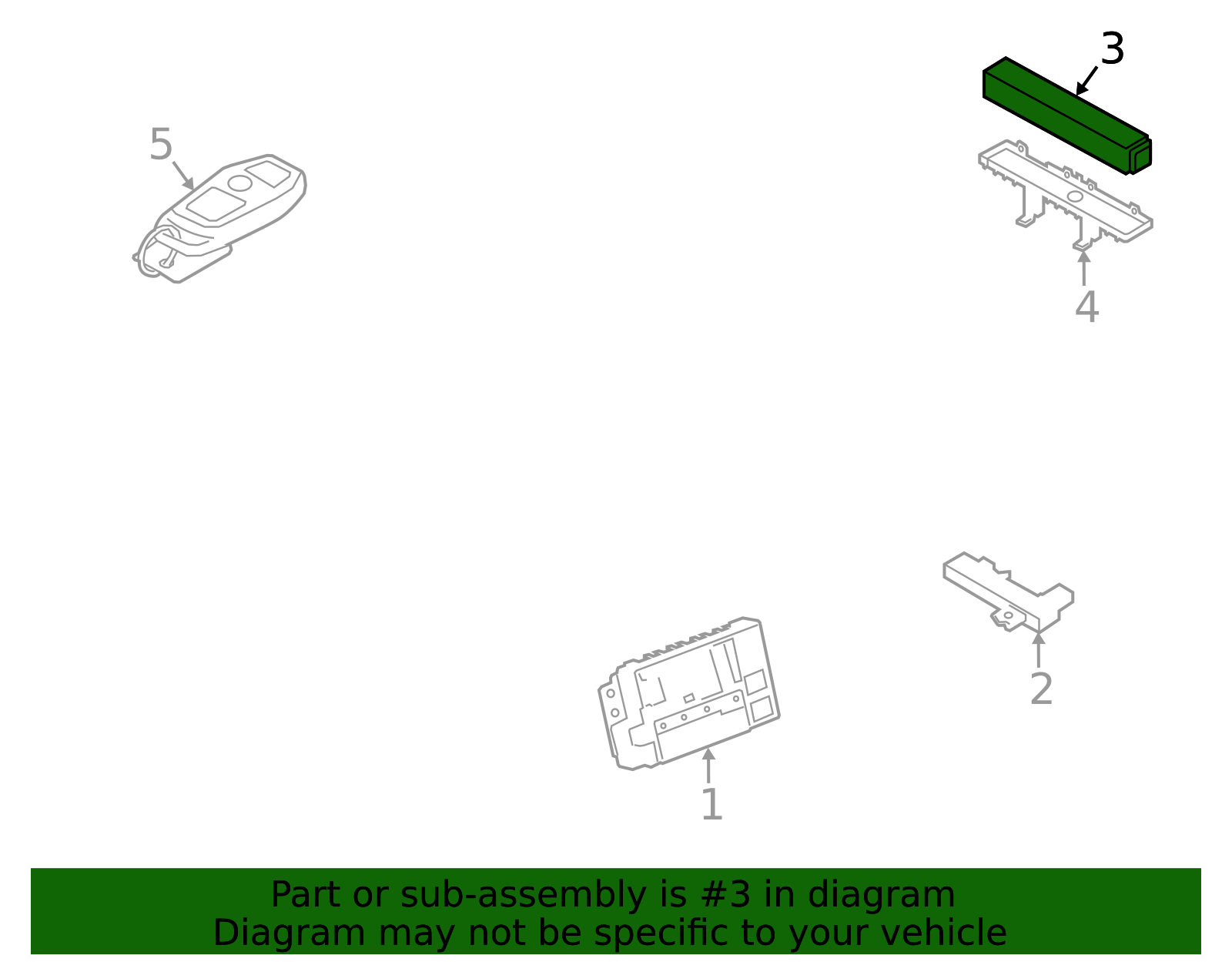 2016-2025 Ford Tire Pressure Monitoring System (TPMS) Receiver F2GZ ...