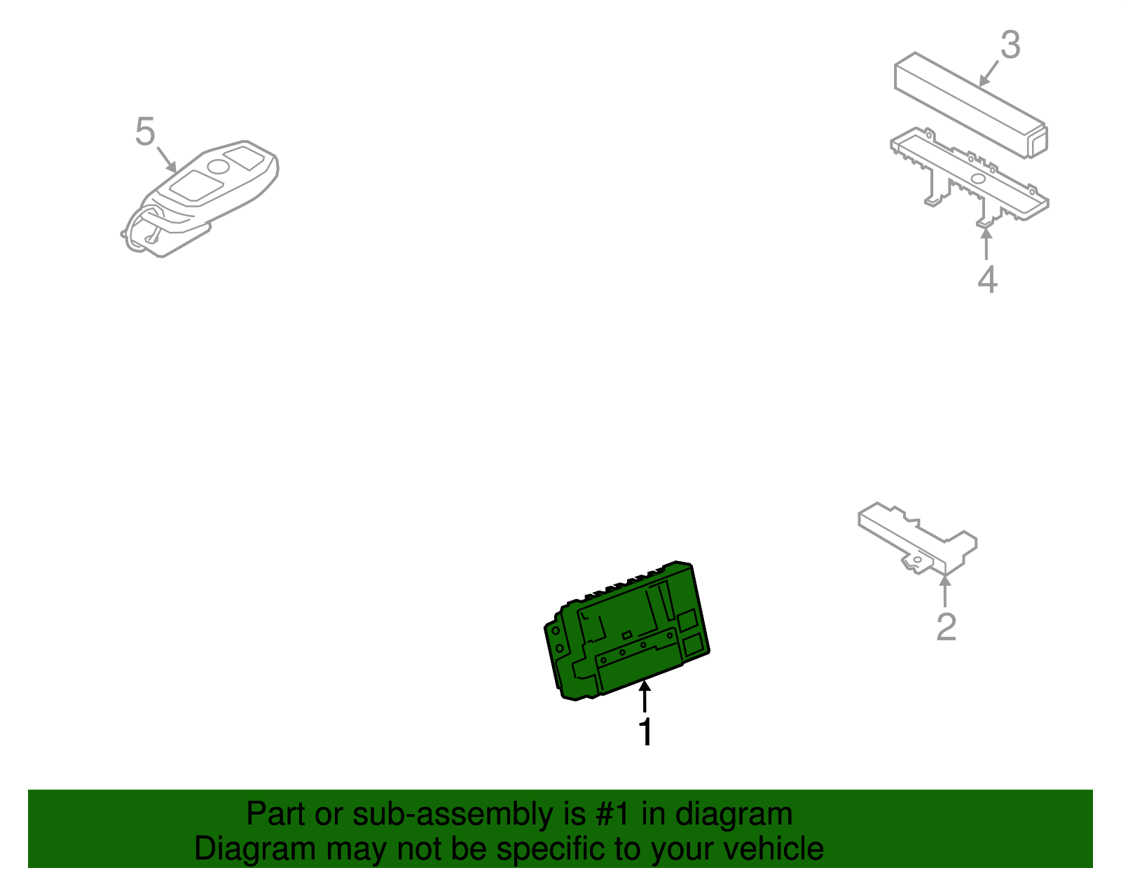 2017-2018 Ford Control Assembly HU5Z-15604-AM | TascaParts.com