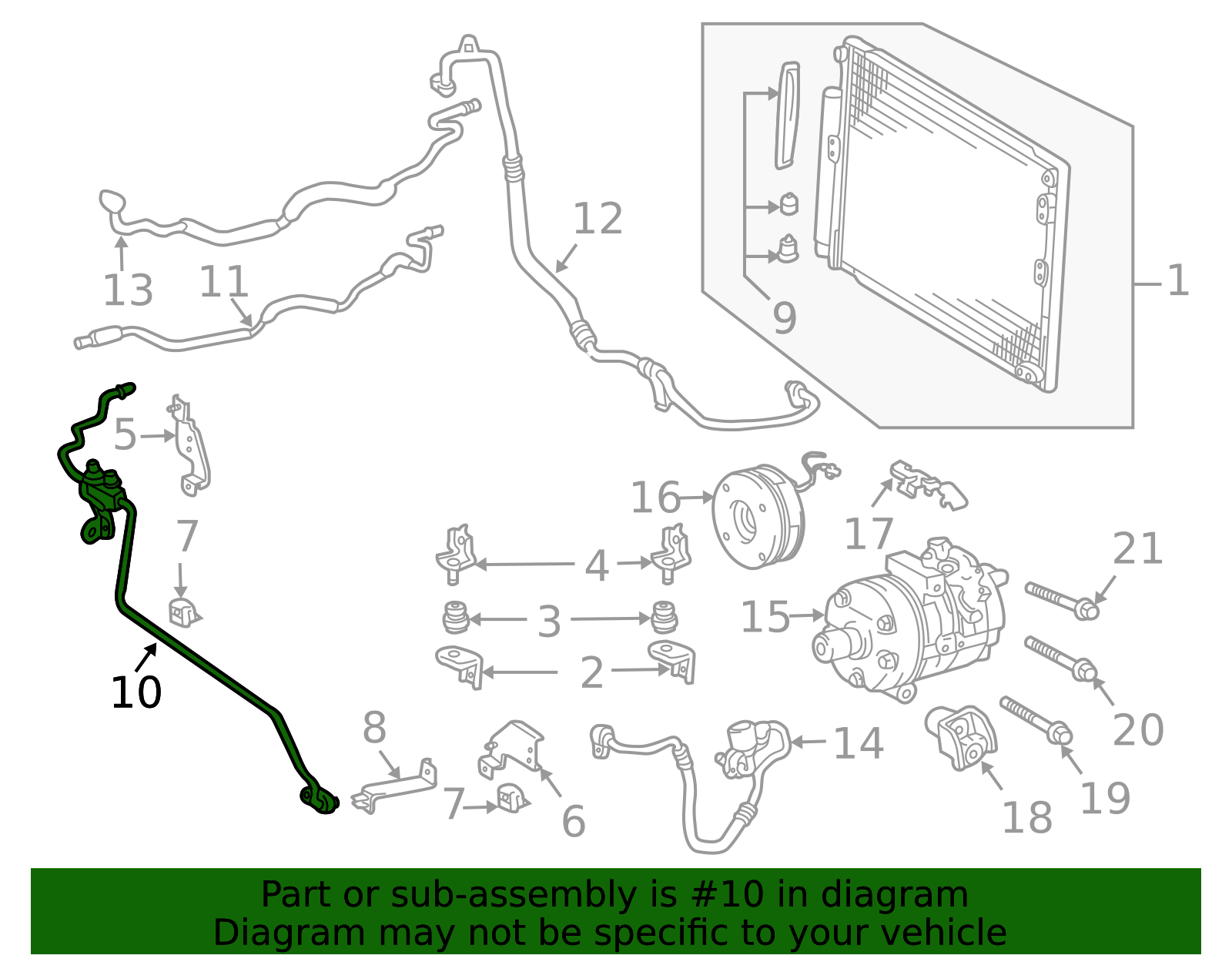 88710-6B011 - High-Quality Liquid Line for 2003-2009 Lexus GX470 ...