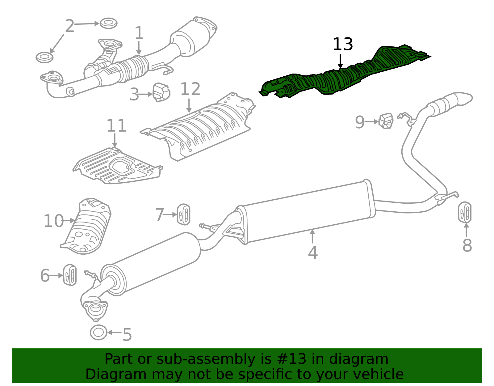 74606-THR-A00 - Heat Shield 2018-2025 Honda Odyssey | Honda Parts Online
