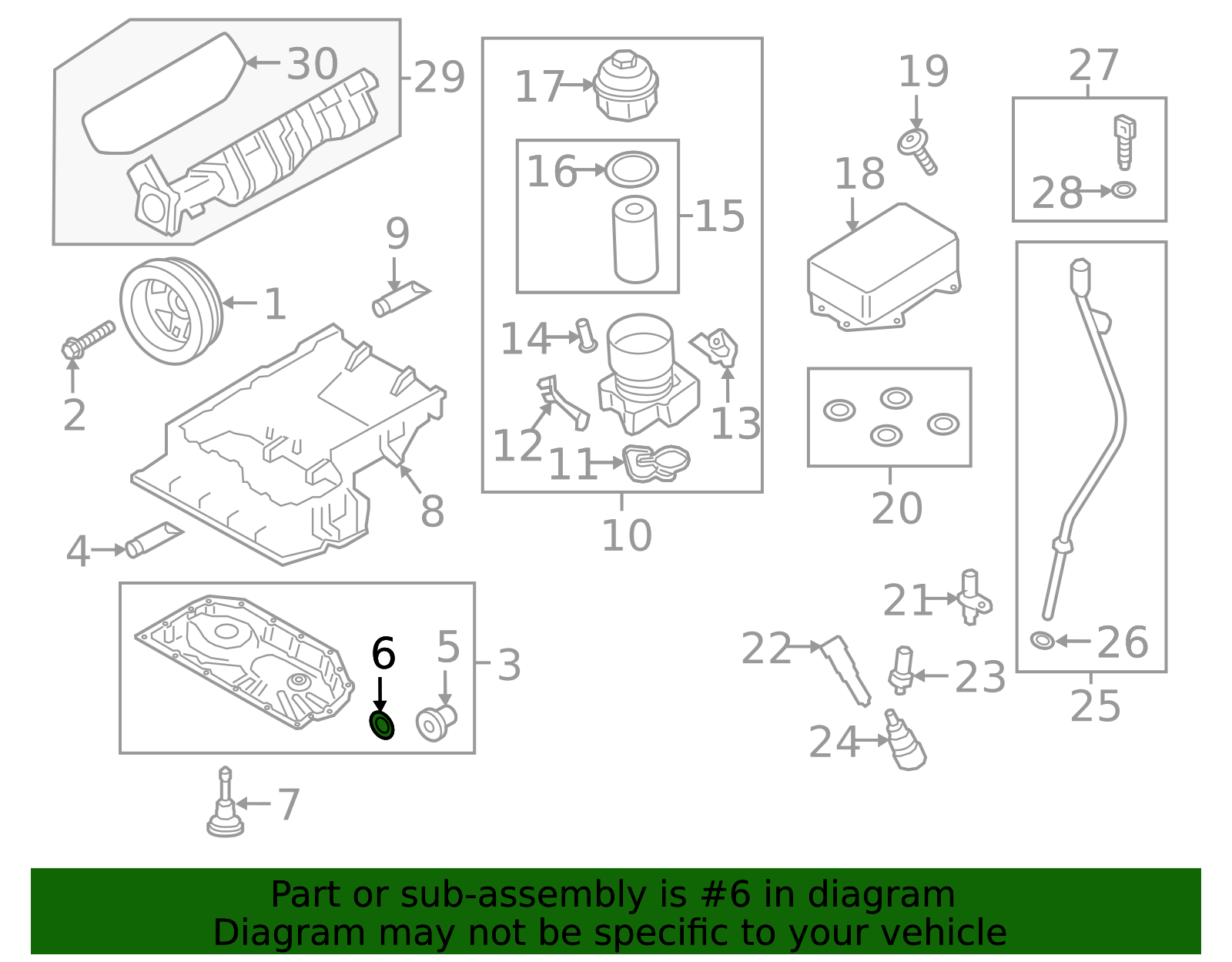 2017-2026 Porsche Drain Plug O-Ring PAF-013-849 | OEM Parts Online