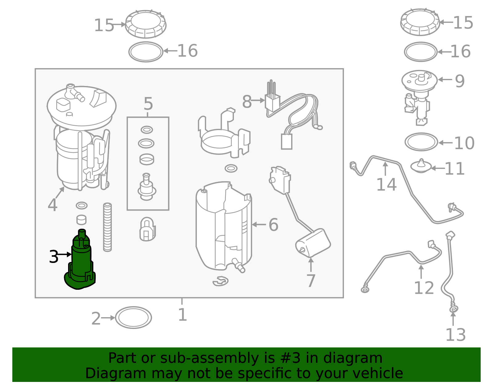 2018-2024 Subaru Fuel Pump 42022FL030 | Subaru Parts Store