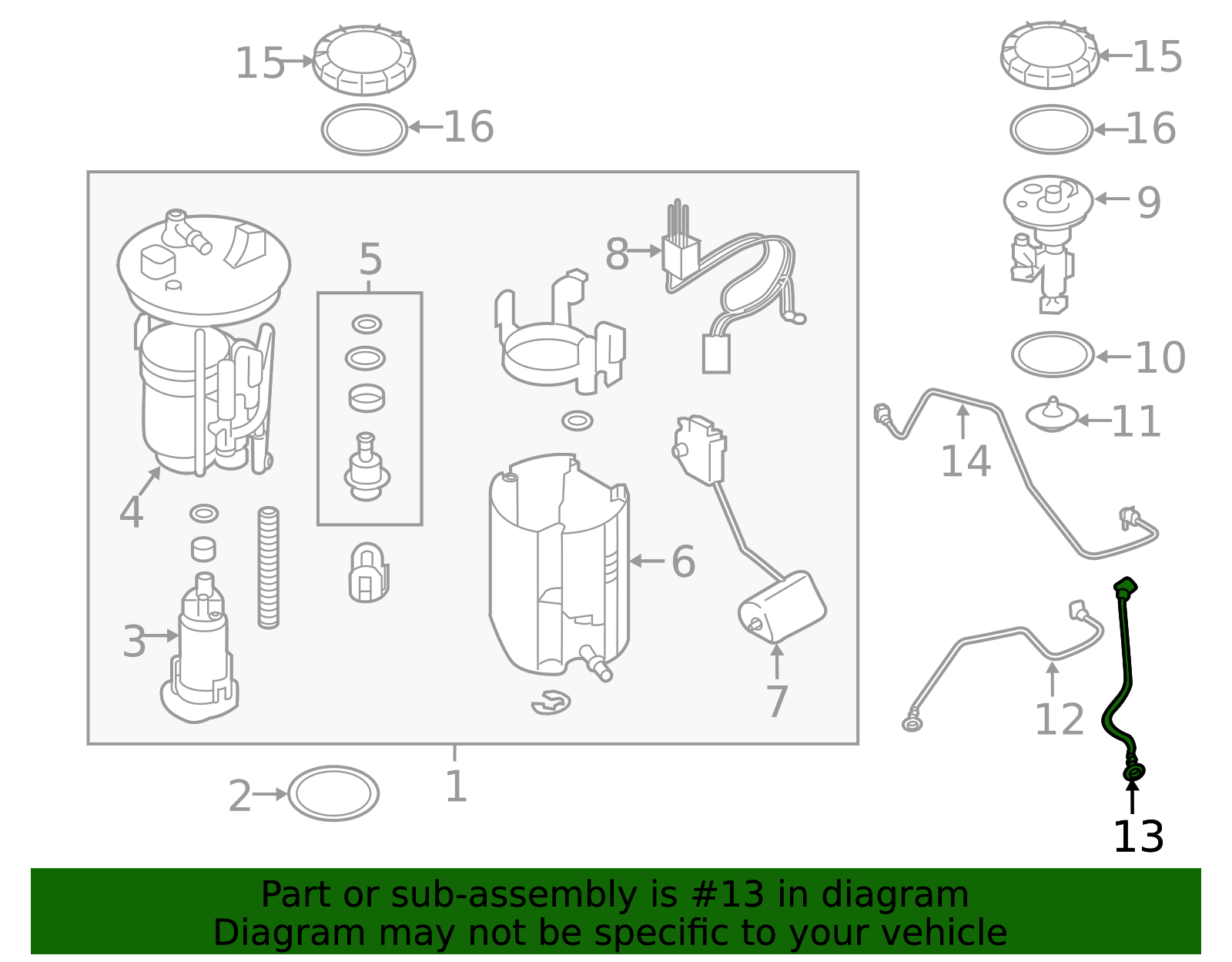2019-2025 Subaru Feed Line 42074FL100 | Subaru Parts Store