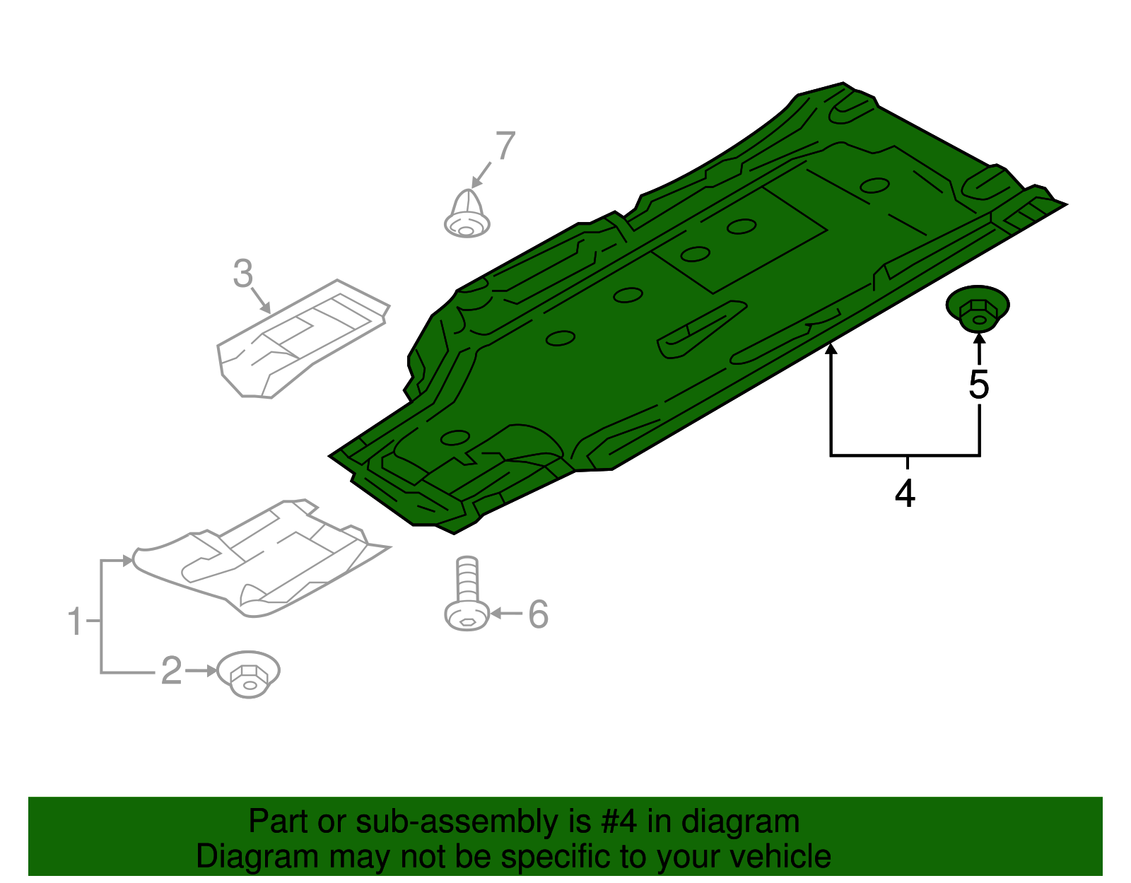 8W0-825-207-C - Side Shield 2017-2025 Audi | Audi OEM Parts Guy