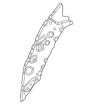2021-2024 Toyota Sienna Upper Reinforced 53788-08010 | Toyota Parts Center
