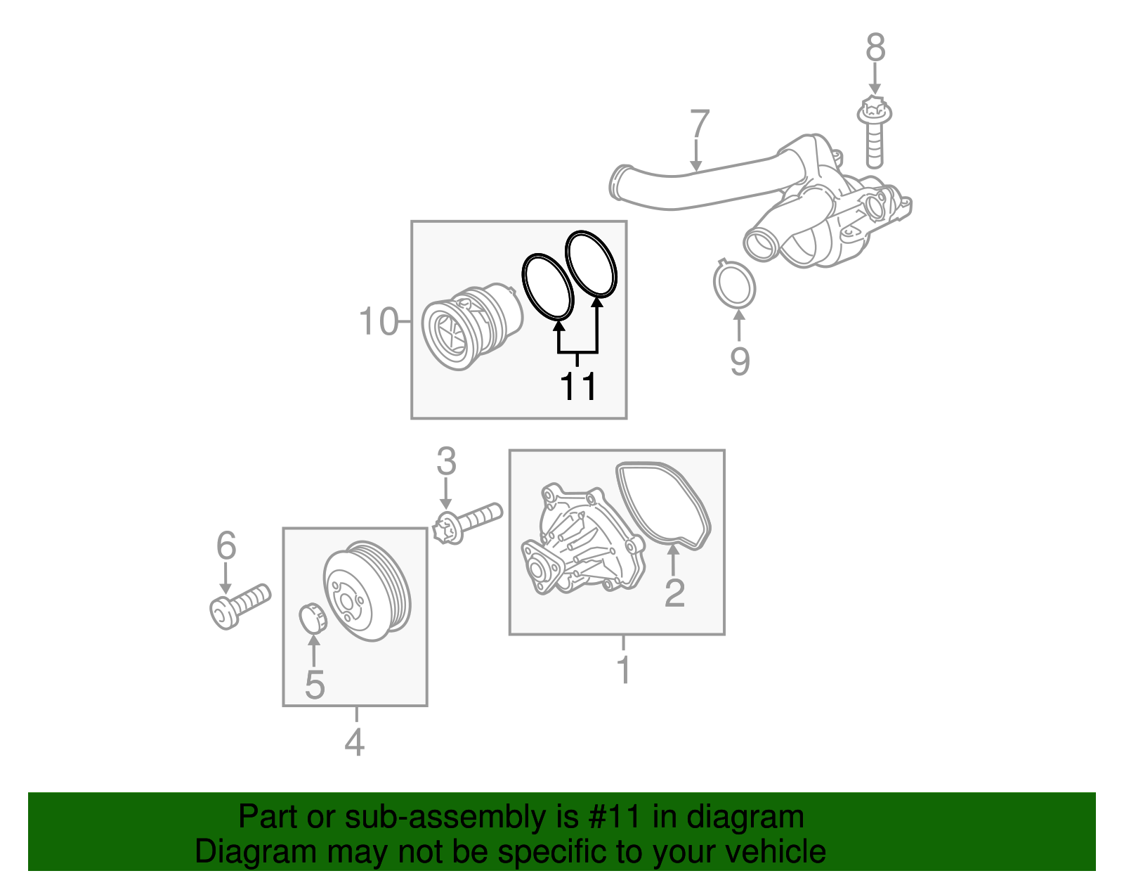 2008-2018 Porsche Engine Coolant Thermostat Housing O-Ring 948-106-707 ...