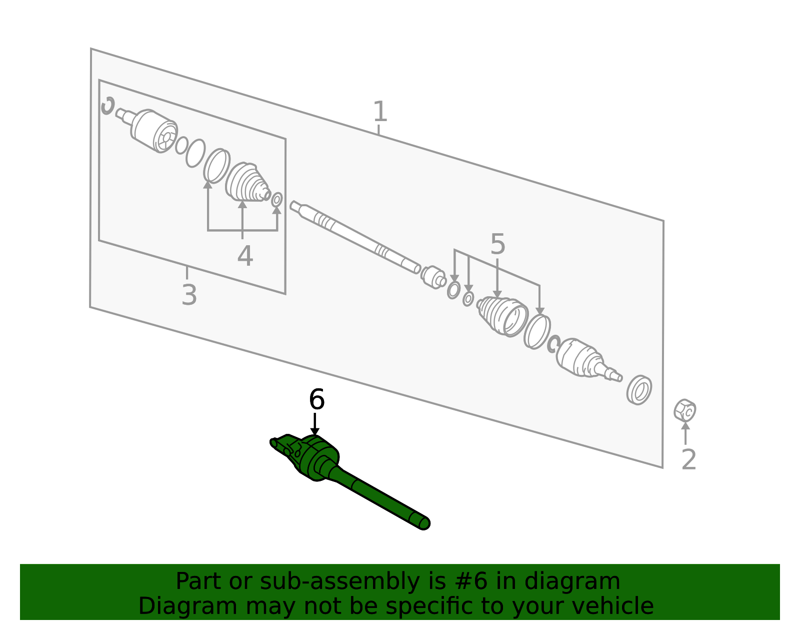 2018-2021 Hyundai Tucson Intermediate Shaft 49560-D9140 | QuirkParts