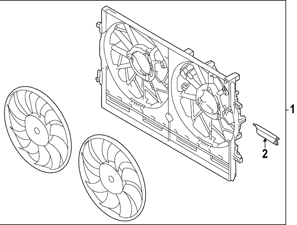 2021-2025 Nissan Rogue Fan Assembly 21481-6RC0A | OEM Parts Online