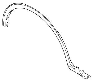 R2TZ-16038-B - High-Quality Wheel Opening Molding for 2024-2026 Lincoln ...
