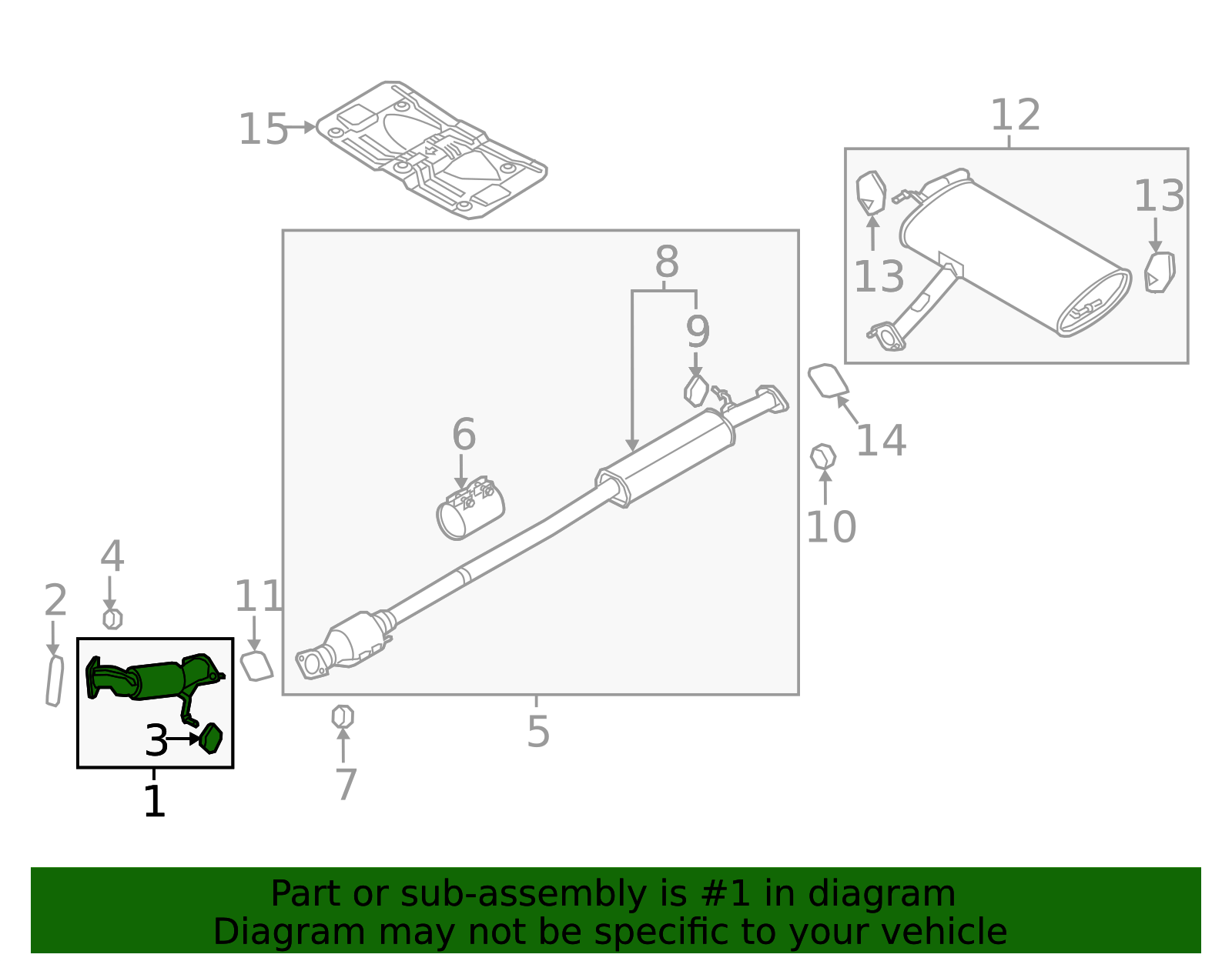 2016-2022 Kia Sportage Front Pipe 28610-D9730 | QuirkParts