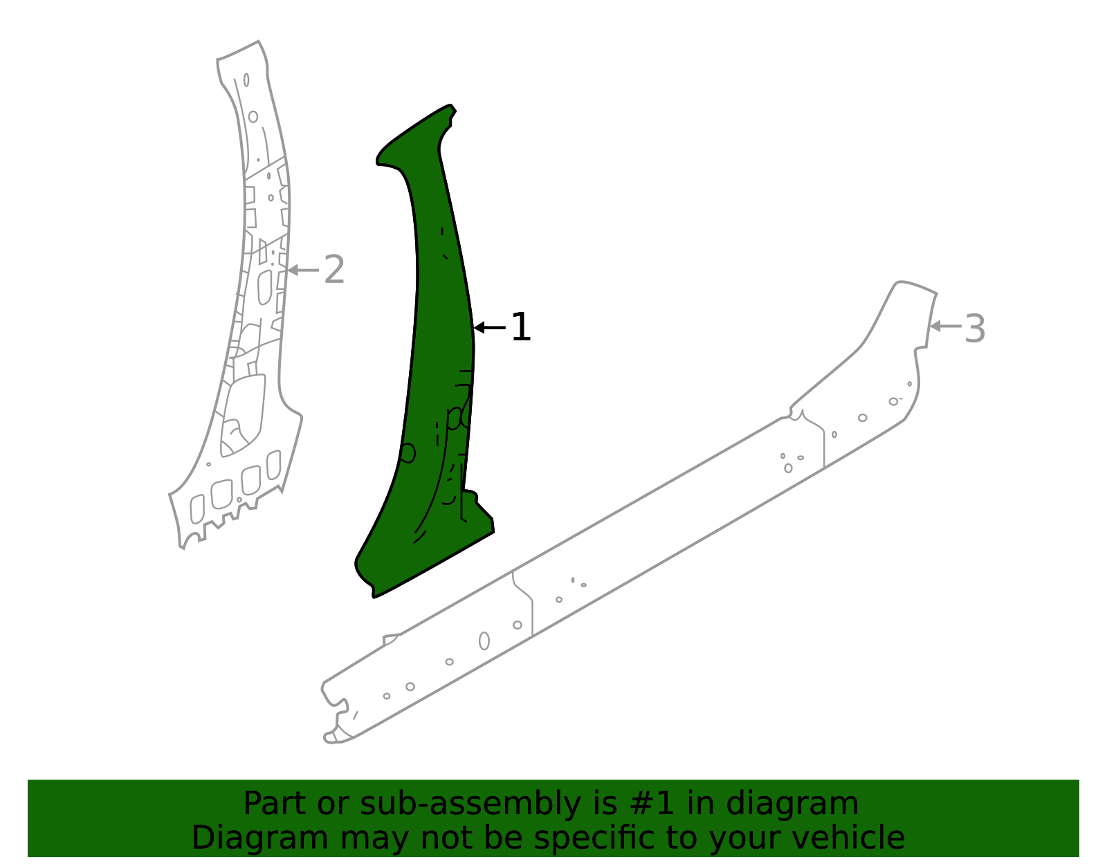 2019-2020 Nissan Altima Center Pillar Reinforced G6514-6CAMA | Sullivan ...