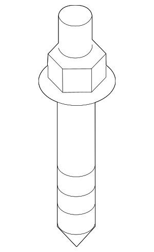 2009-2025 Volkswagen Motor Mount Stud N-910-296-02 | OEM Parts Online