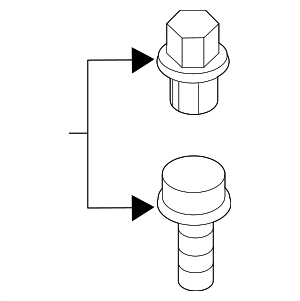 WHT-001-814-B-522 - Wheel Bolt 2009-2018 Volkswagen | Wolfsburg Parts ...