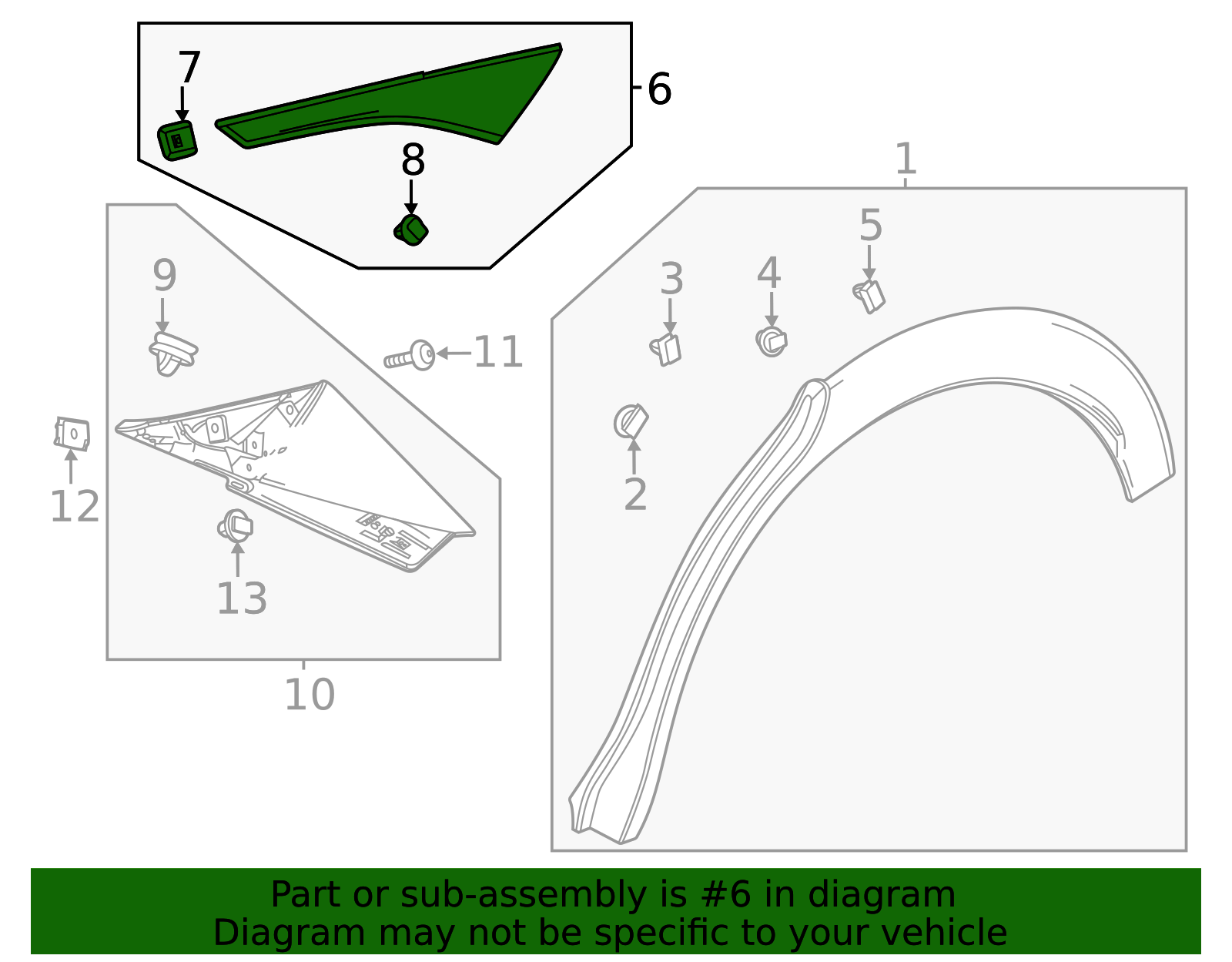 2020-2025 Buick Encore GX Upper Molding 42843049 | OEM GM Parts