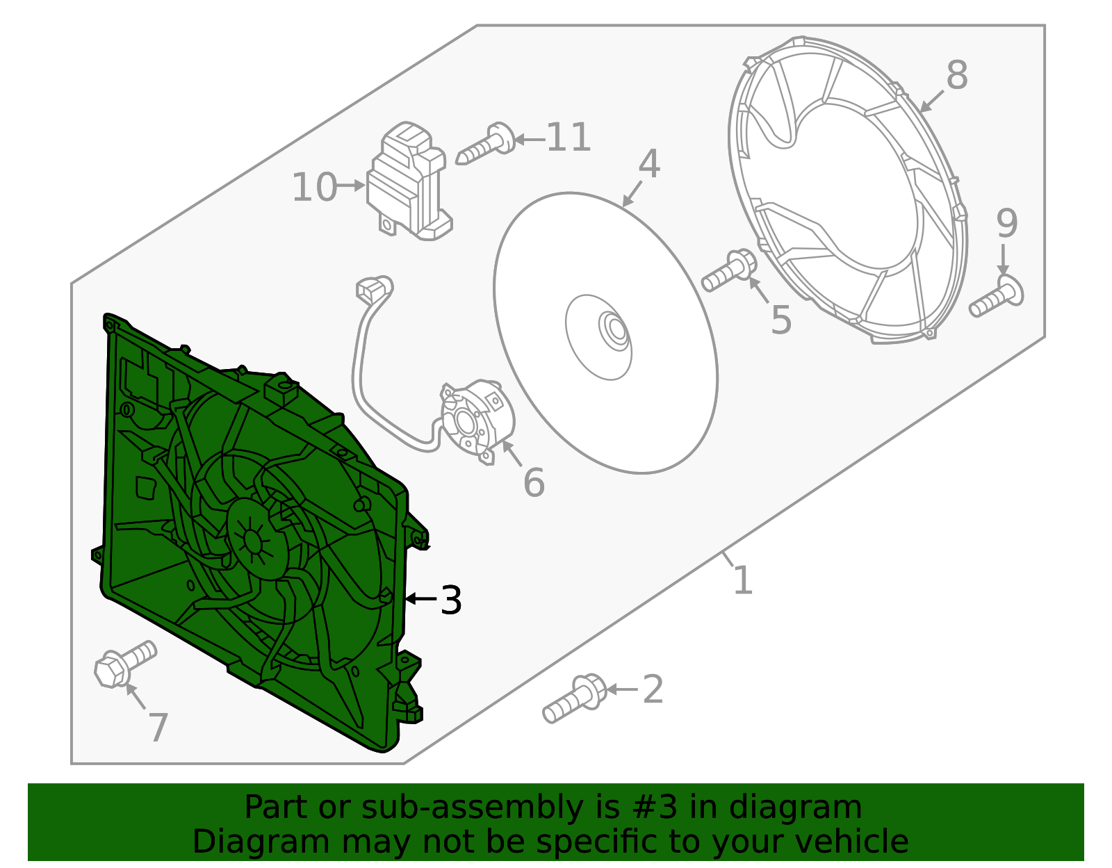 2015-2017 Hyundai Fan Shroud 25350-B1280 | MotorMotor