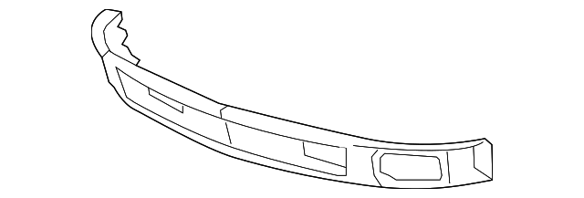 2007-2013 Chevrolet Silverado 1500 Black Front Air Deflector 15915504 ...