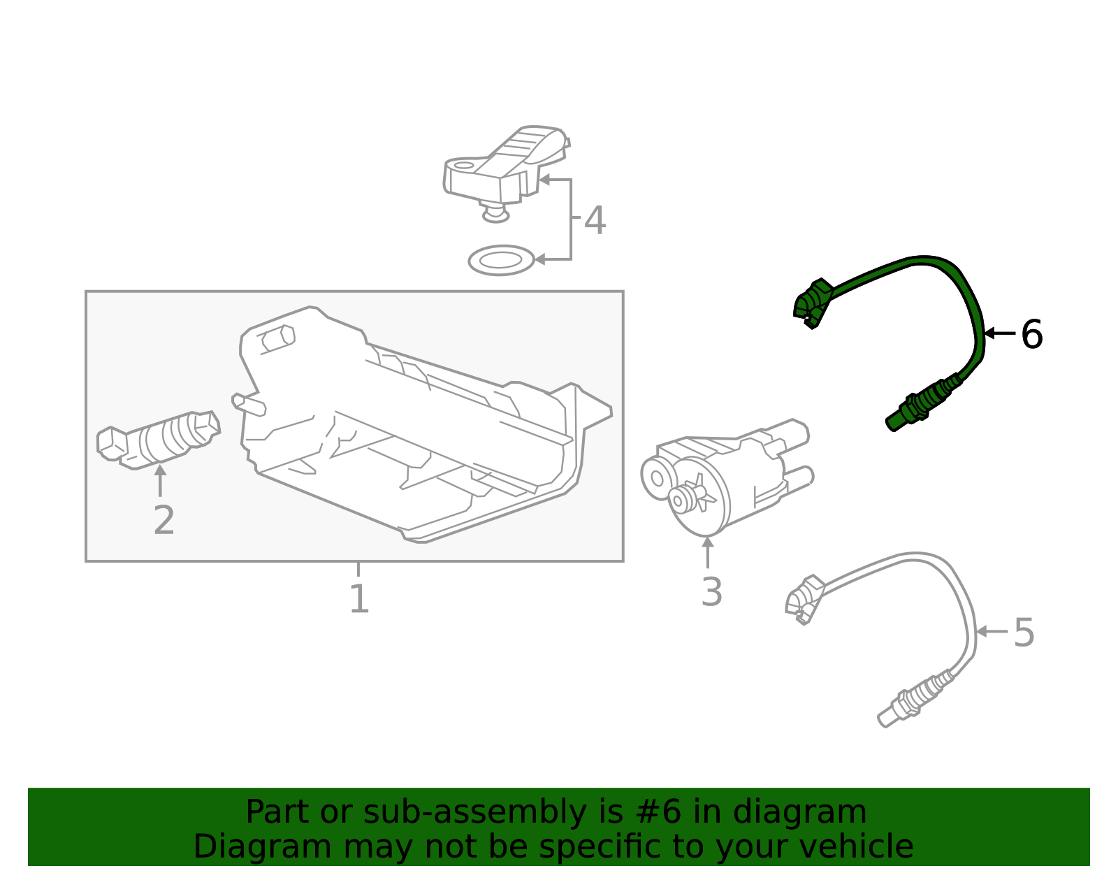2017-2026 GM Heated Oxygen Sensor 12667438 | OEM Parts Online