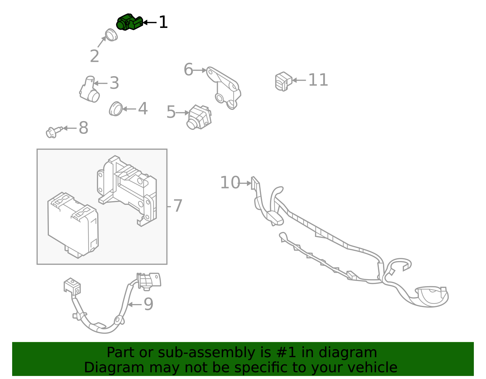 2020-2023 Land Rover Park Sensor LR137889 | OEM Parts Online