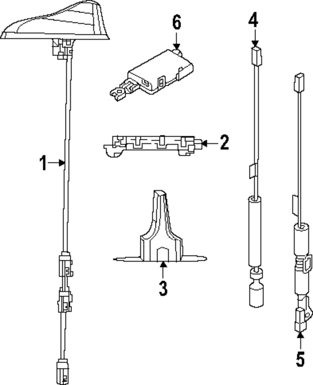68438624AA - Cooling Module Bracket Right - 2019 2020 Jeep Cherokee ...