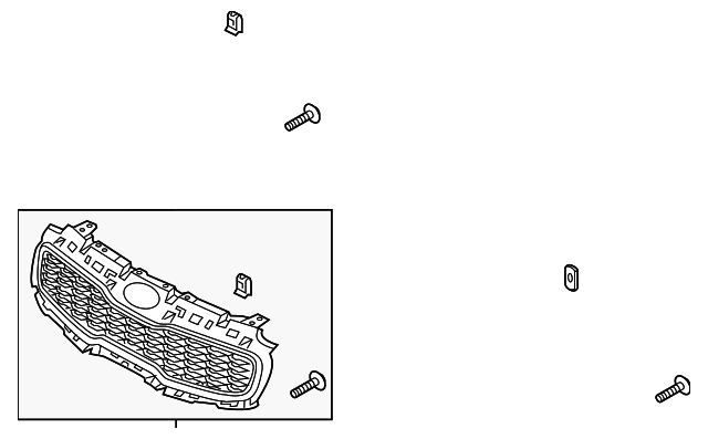 2020-2022 Kia Sportage Lower Grille 86569-D9500 | TascaParts.com