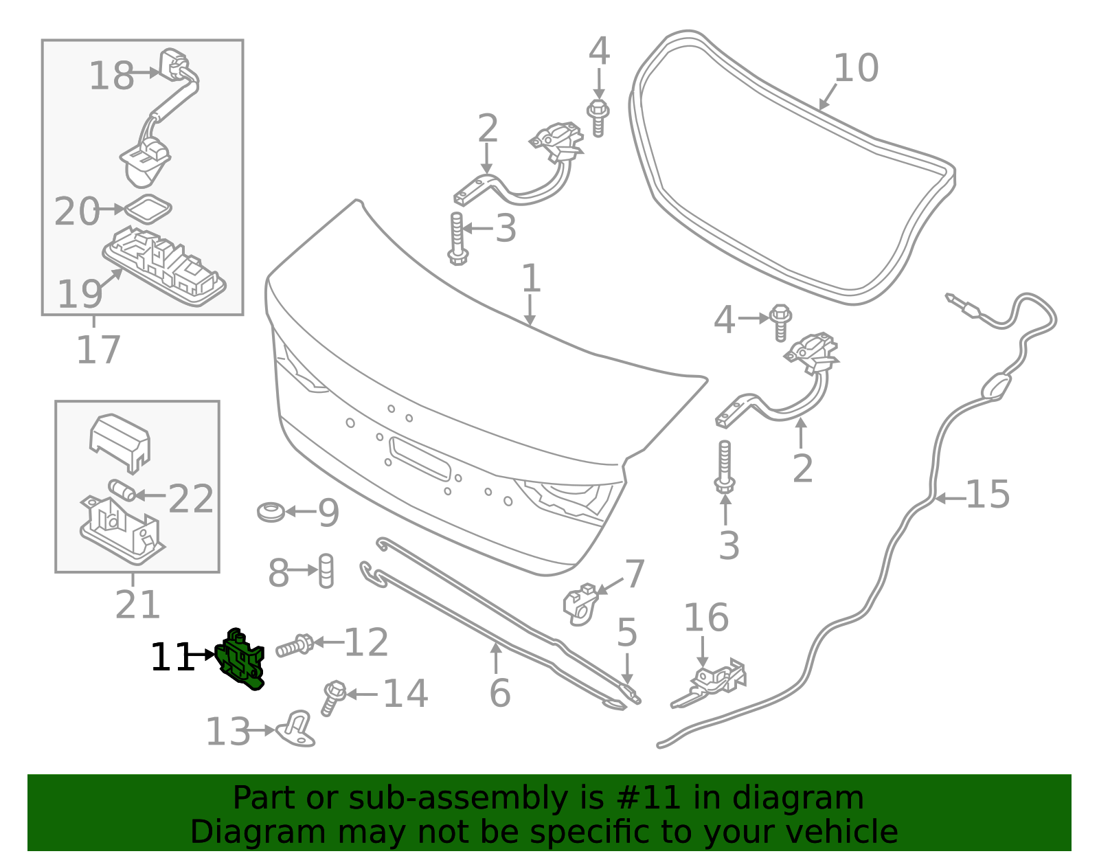 81230-F2010 - High-Quality Latch for 2017-2020 Hyundai Elantra ...