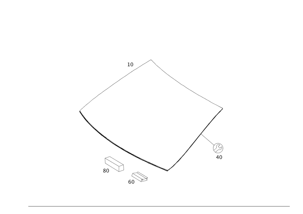 207-670-26-00 - Windshield 2006-2015 Mercedes-Benz | Mercedes-Benz USA LLC