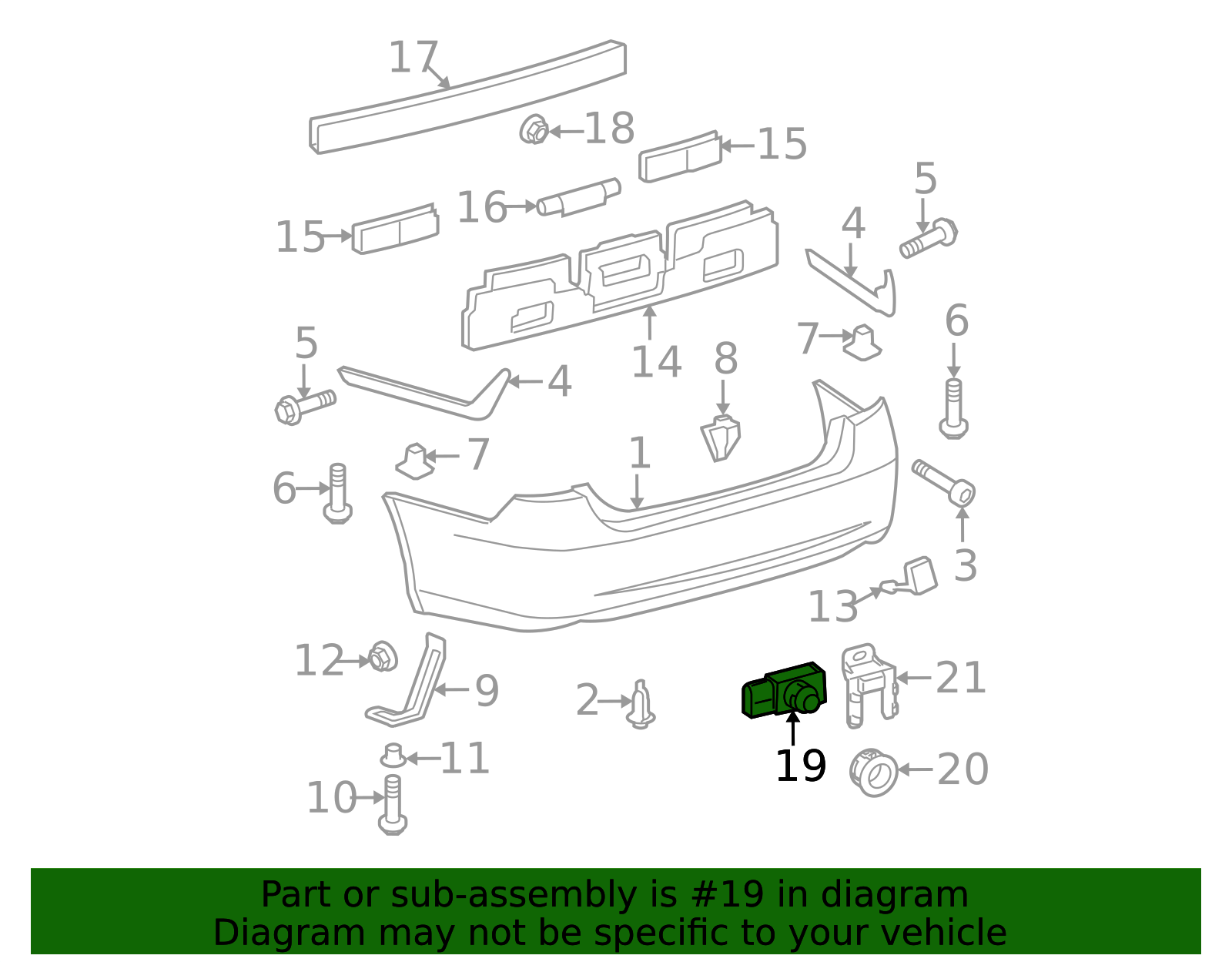 89341-33110-J0 - High-Quality Parking Aid Sensor for AutoNation Parts