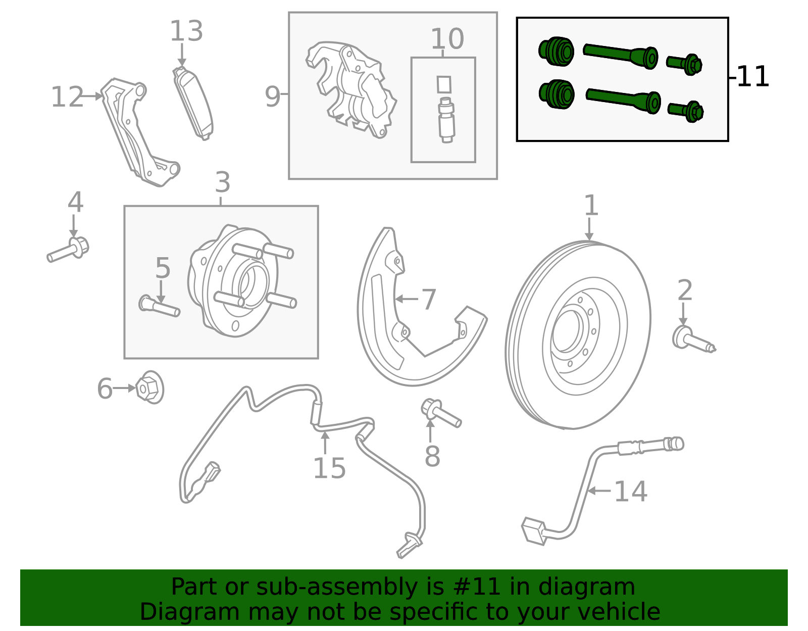 2006-2019 Ford | Motorcraft Disc Brake Caliper Pin | BRCK-14126 | Walls ...
