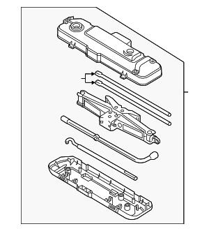 EL3Z-17080-A - Jack Assembly 2011-2014 Ford F-150 | Big 3 Auto Parts
