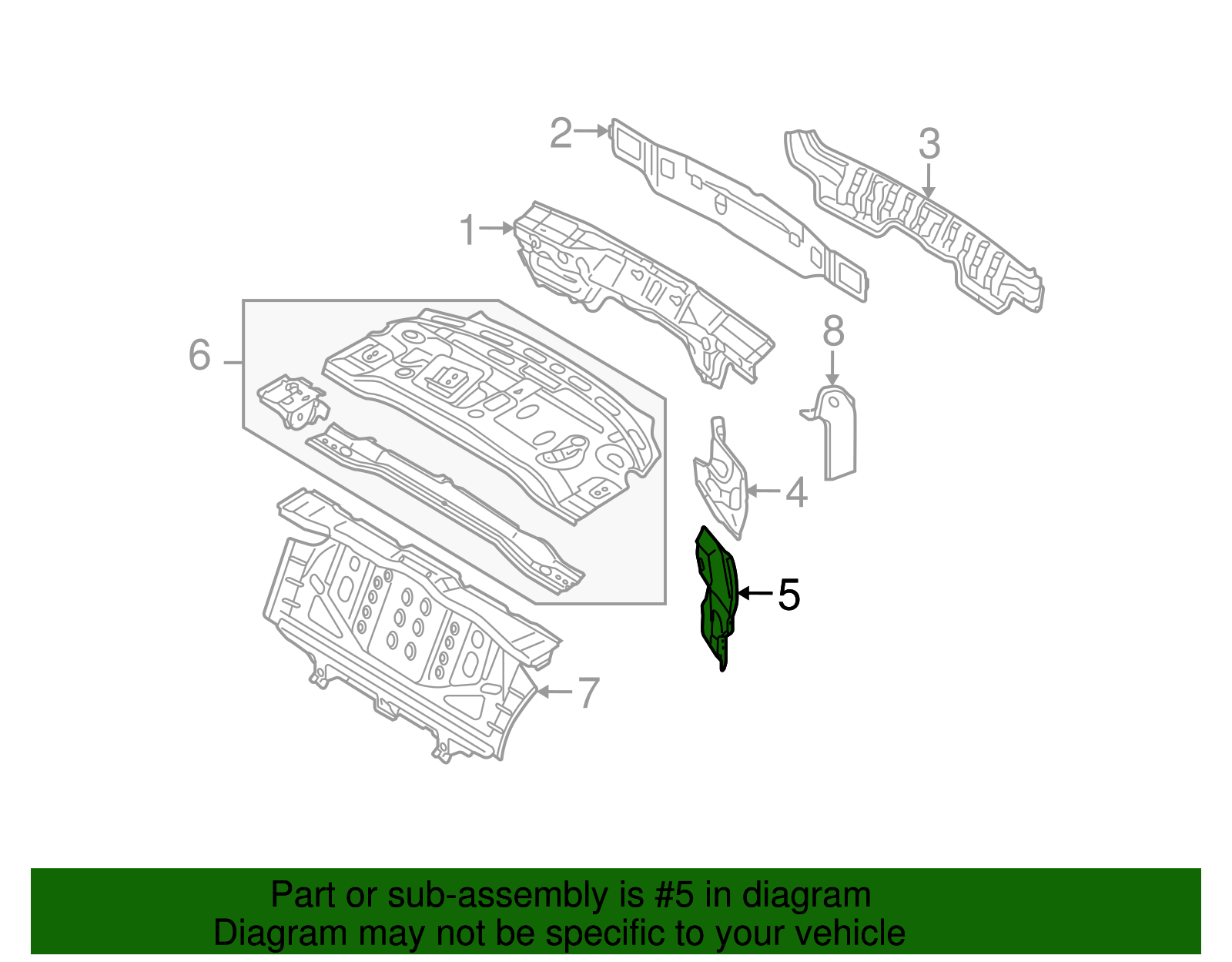 4F5-809-649-B - Tail Lamp Pocket 2005-2011 Audi | Audi OEM Parts Guy