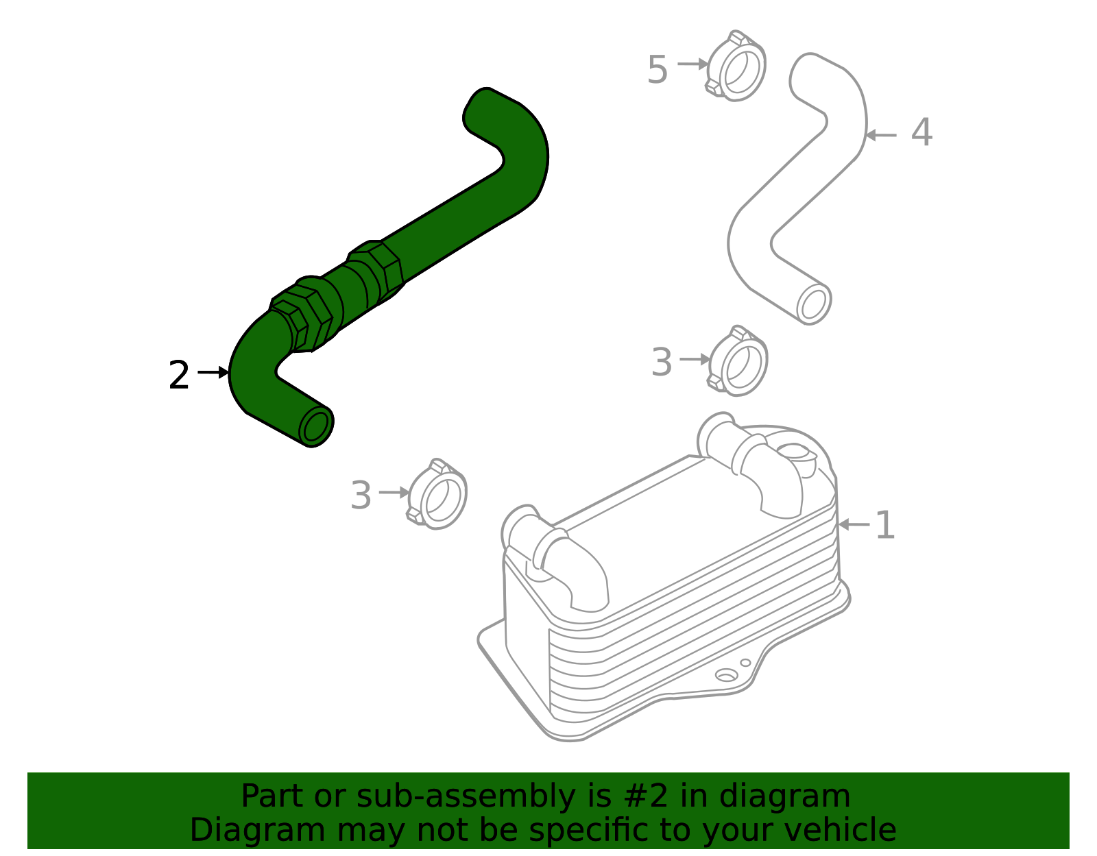 1K0-121-156-BF - Engine Coolant Hose 2006-2015 Audi | Audi OEM Parts Guy