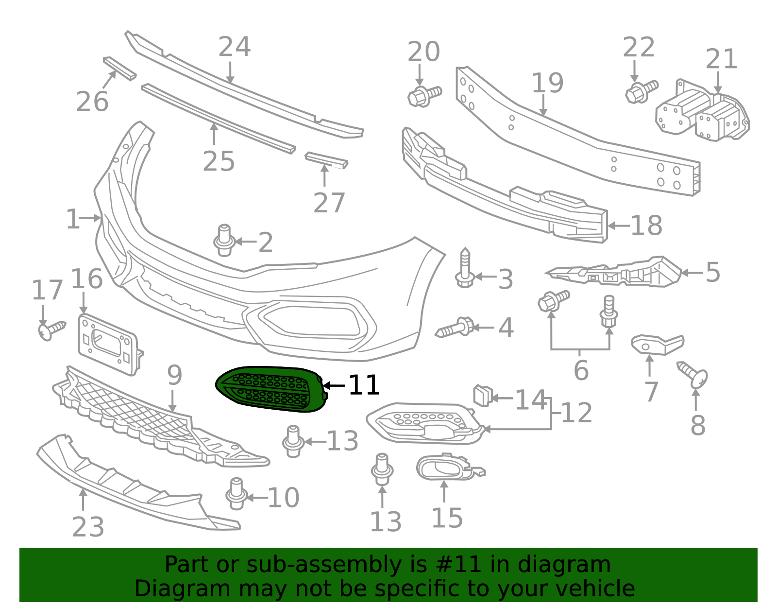 71106-TS8-A51 - Garnish R Front Side - 2014 2015 Honda Civic | Honda ...