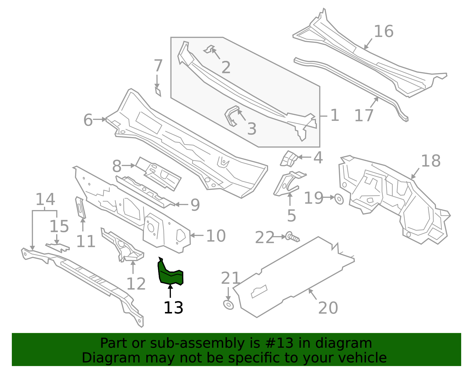 5QB-803-177 - Filler Plate 2019-2025 Audi Q3 | Audi OEM Parts Guy