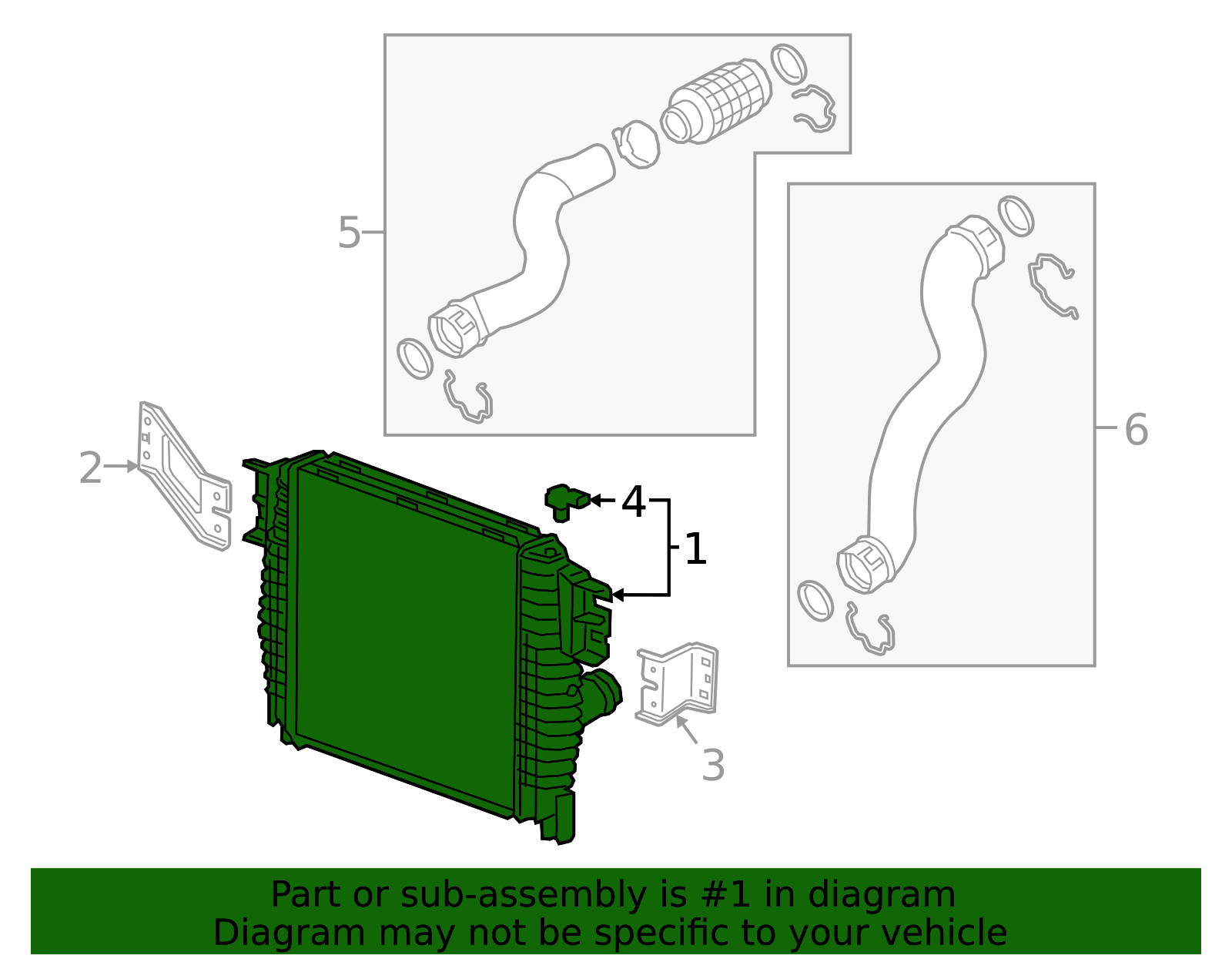 85168760 - 2019-2025 GM - Charge Air Cooler | My GM Part
