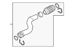 2019-2025 GM Turbocharger Intercooler Hose 23392842 | Capital Chevy Parts
