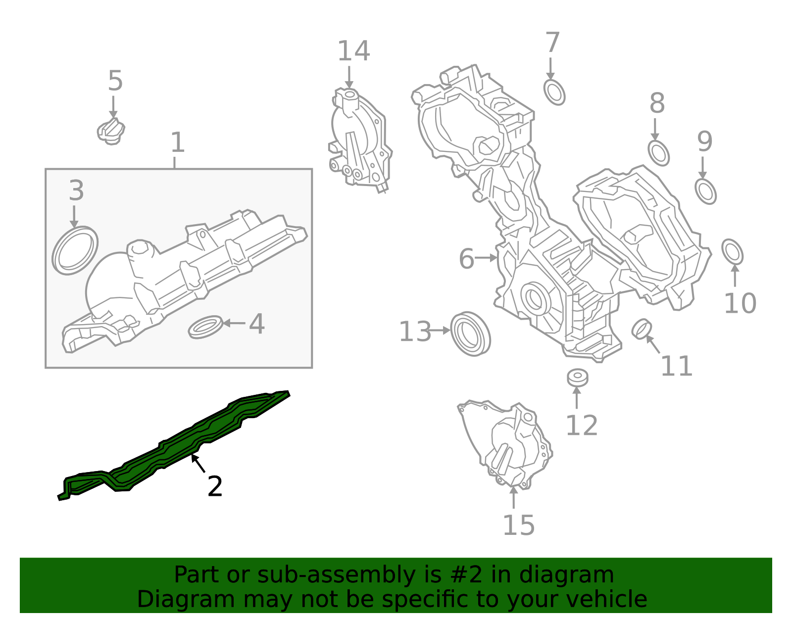 13270-1LA0A - Valve Cover Gasket 2016-2024 Nissan | Official Nissan ...