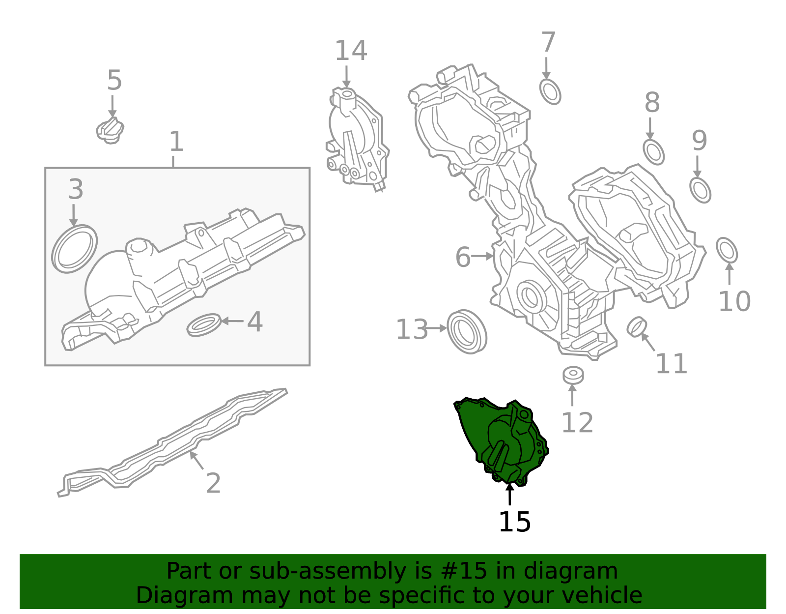 13041-EZ31B - High-Quality Engine Timing Cover for 2018-2024 Nissan ...