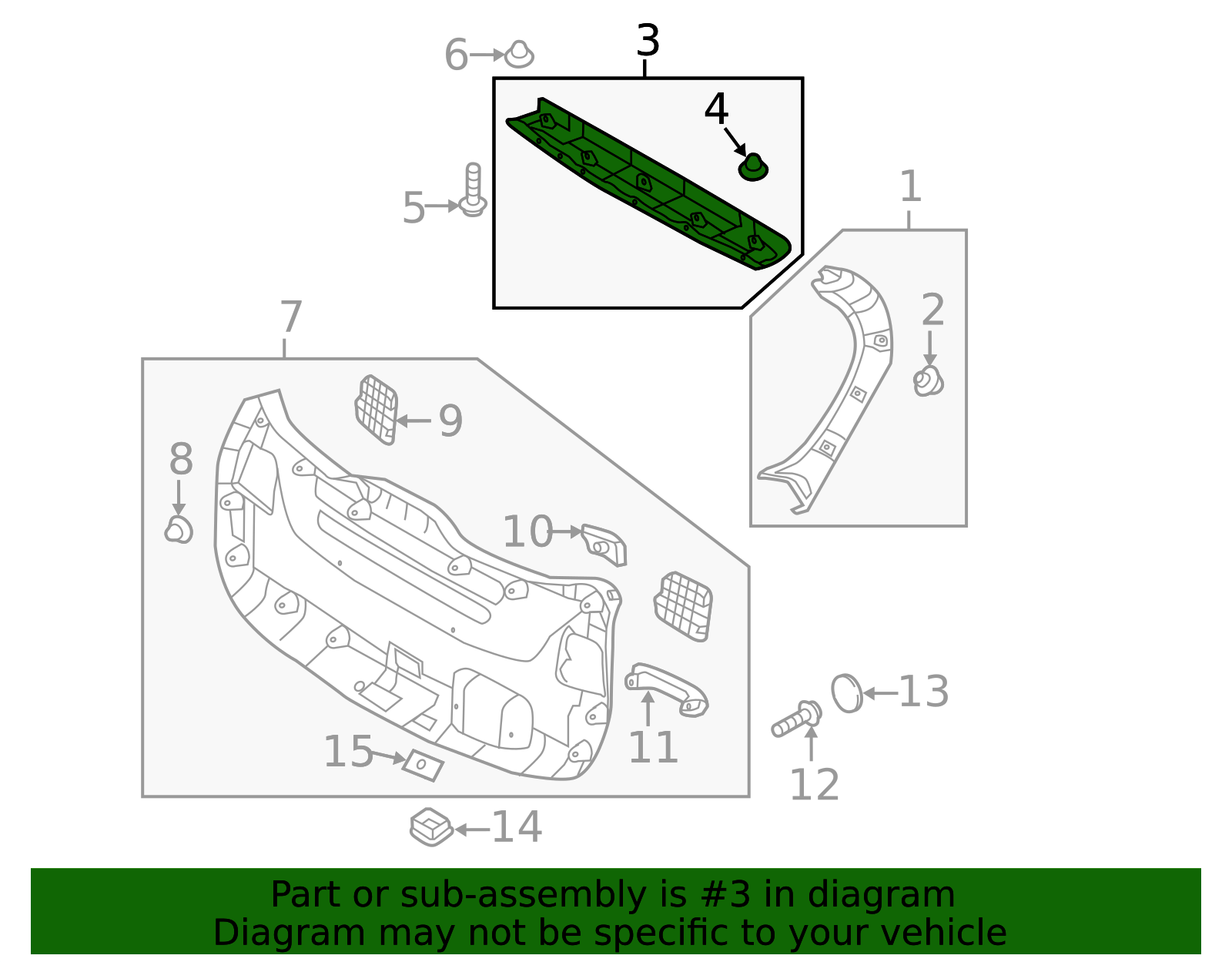 Liftgate Trim - Genuine Rear Hatch Styling Piece | AutoNation Parts