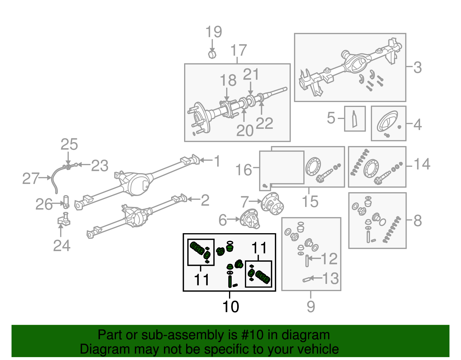 2008-2018 Jeep Gear Kit 68035643AB | Mopar Parts Canada