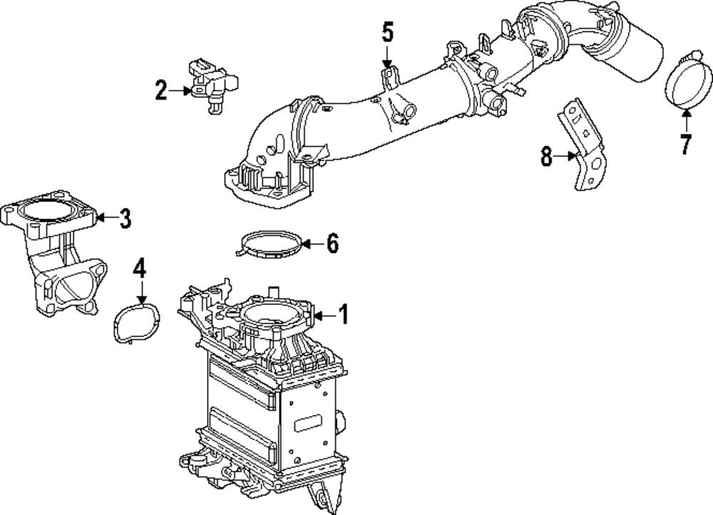 2022-2025 Lexus Air Inlet Tube Gasket 17377-F0010 | Parts Performance Lexus