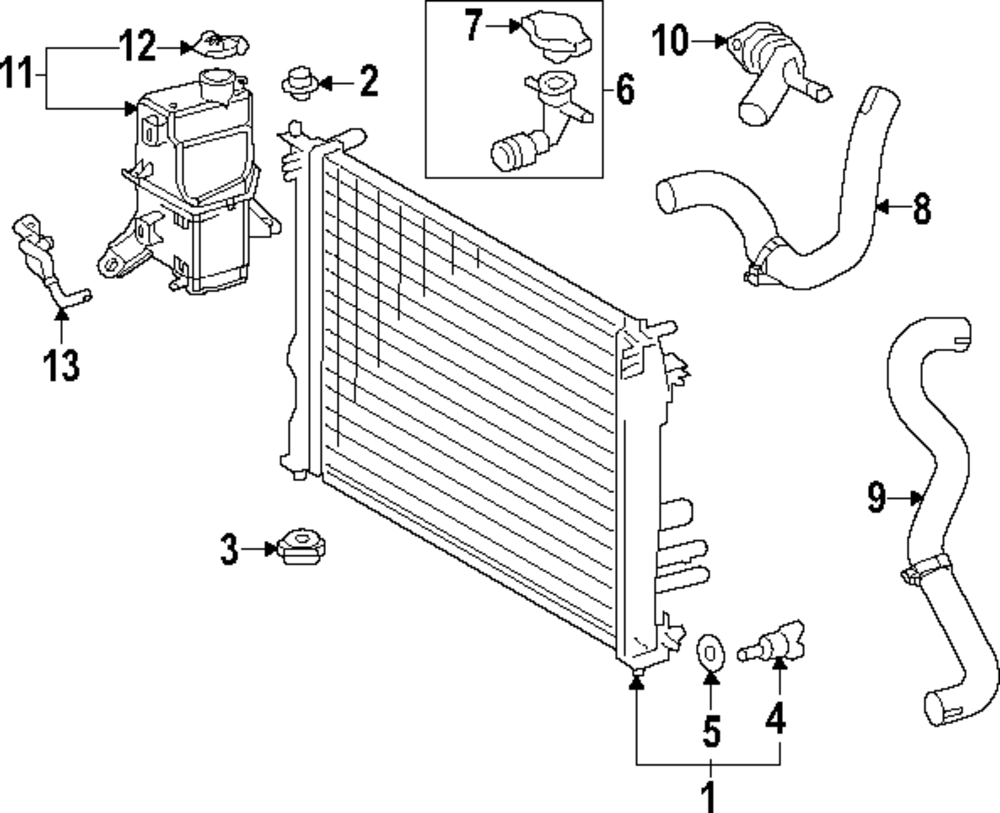 2023-2025 Toyota Crown 2023-2024 Toyota Crown - Radiator Hose 16572 ...